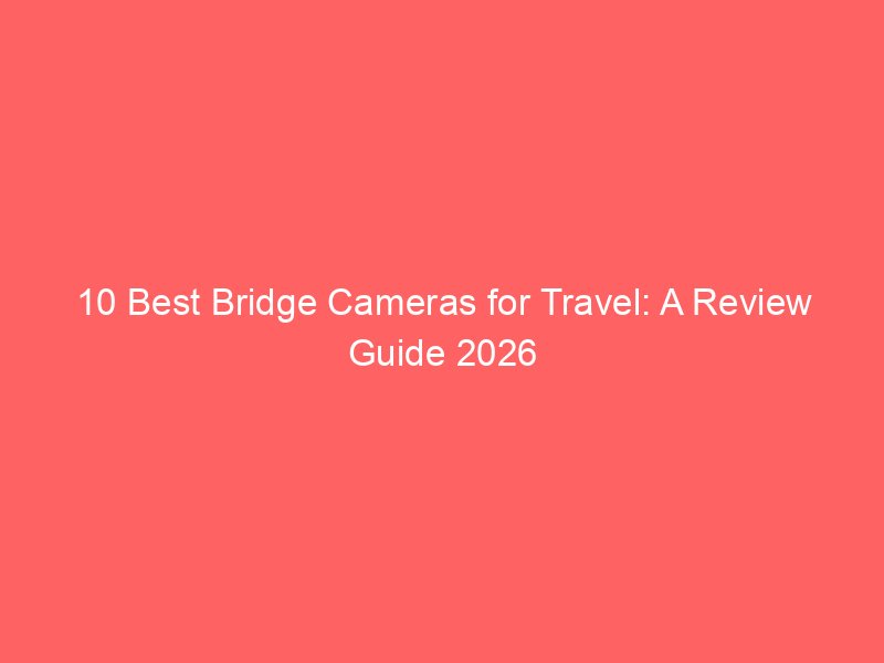10 Best Bridge Cameras for Travel: A Review Guide 2026